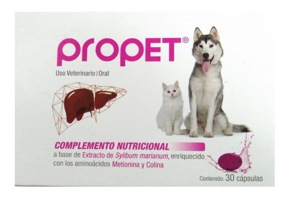 Propet 30 cápsulas gelatina blanda ( Silimarina - Hepático ) | Grupo ...